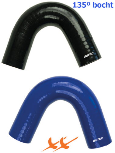 siliconen bochten - silicone bochten - siliconen bocht 45°, 90°, 135 ...